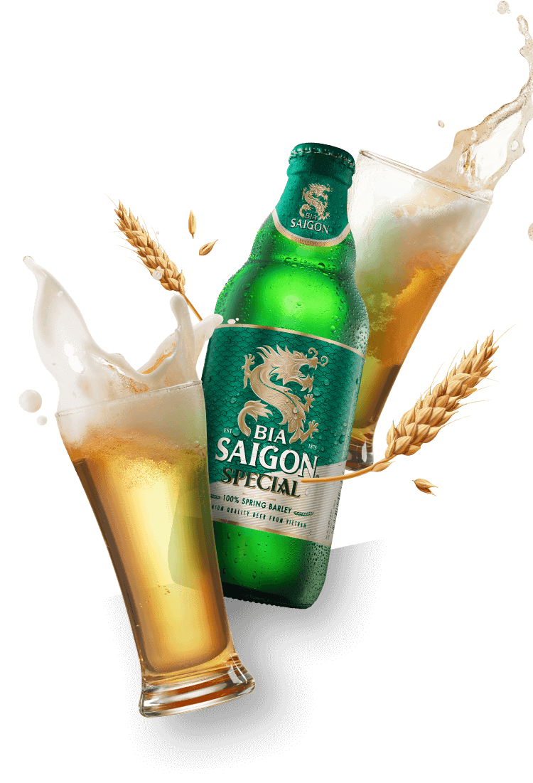 Bia Sài Gòn Lùn - Nhà hàng Vạn Chài - biển Hải Tiến